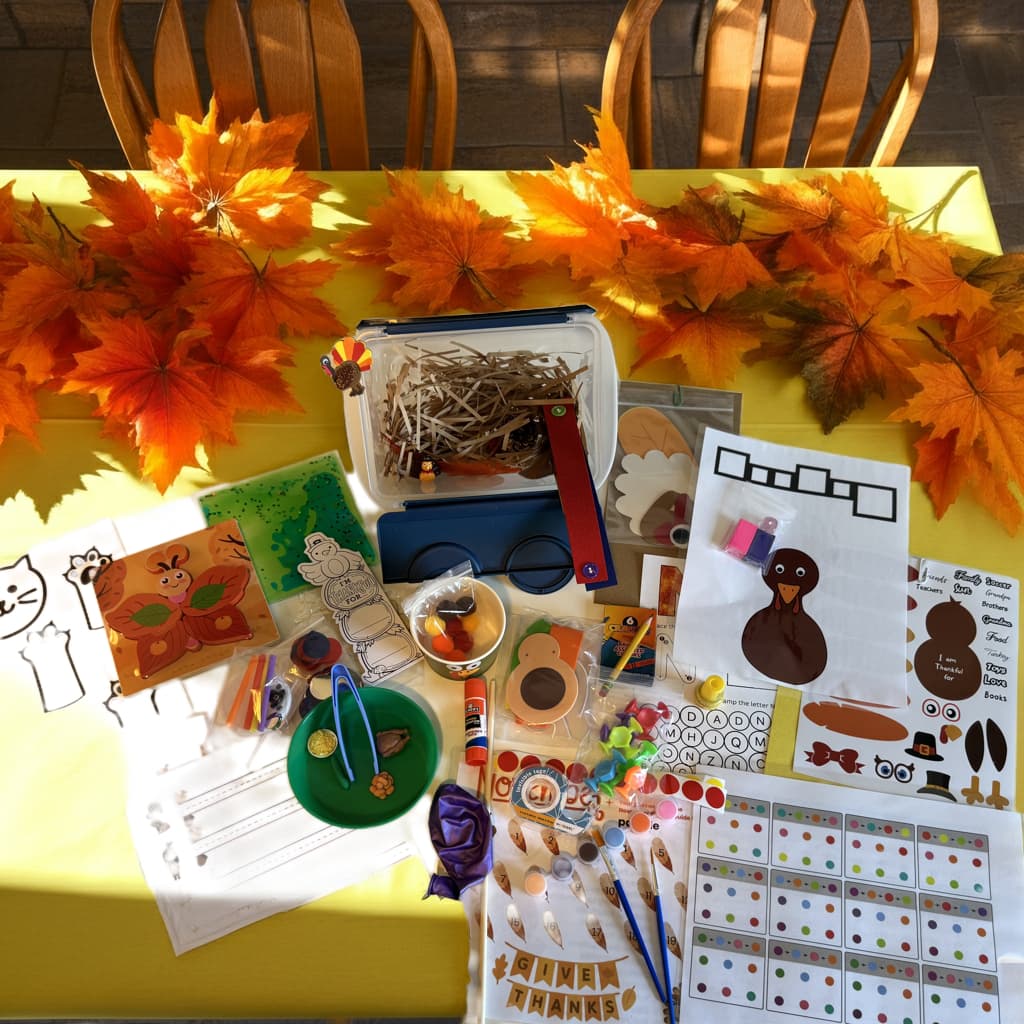 November Thanksgiving Activity Boxes Have Shipped! | SkillSprouts OT